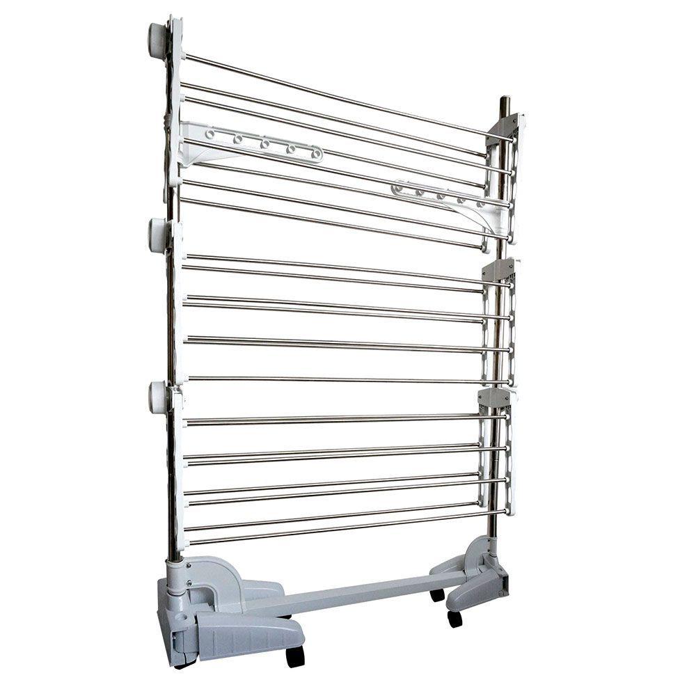Varal Vertical Megavaral de Chão Dobrável 3 Andares Inox 323 - Lorben ...