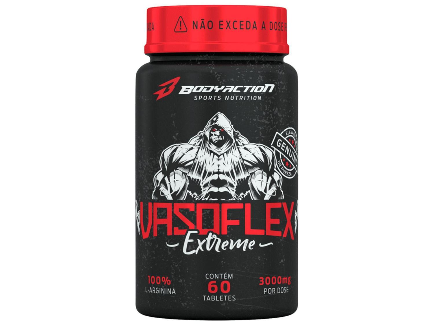 Vasoflex Extreme Vaso Dilatador Arginina 60 Tabs Body Action ...