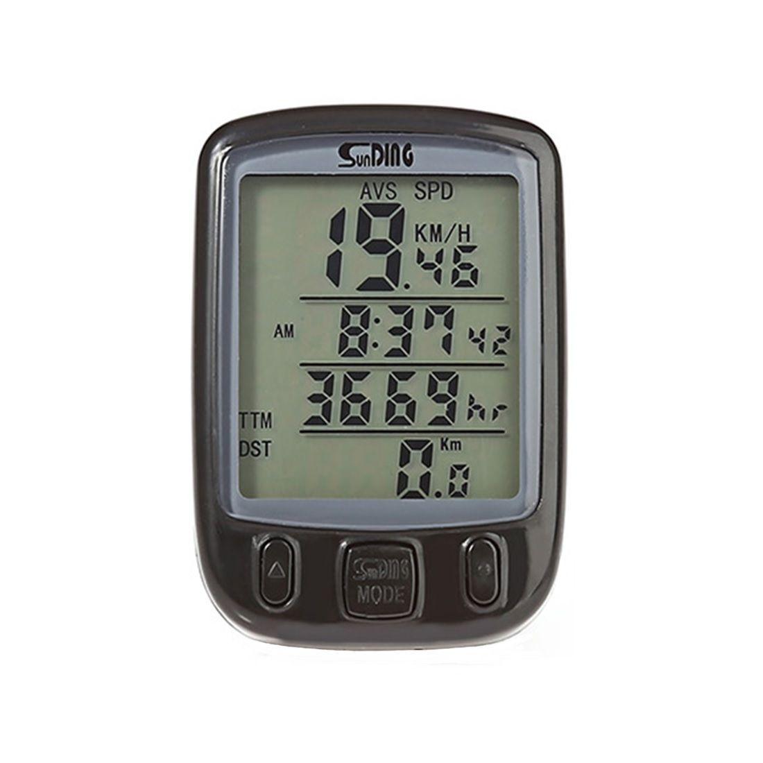 Velocimetro Ciclo Computador Bike Sensor Com Fio Luz Noturna - Atmx - Velocímetro Automotivo ...