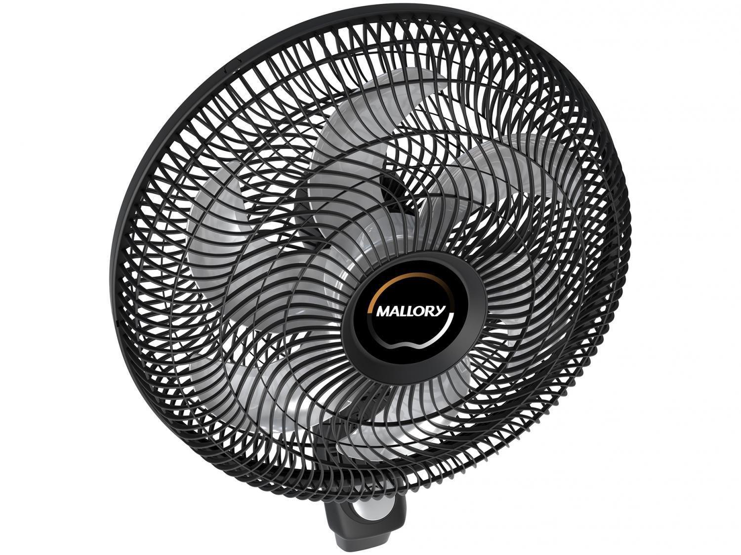 Ventilador de Coluna Mallory Eolo 40cm 6 Pás 3 Velocidades Preto e Grafite
