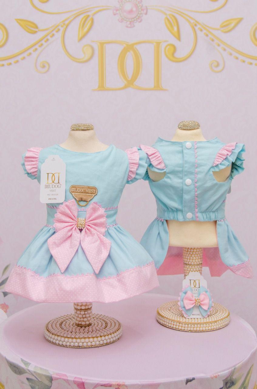 Vestido Encanto Acqua para cachorro e gato - Dudog Vest - Vestido para ...