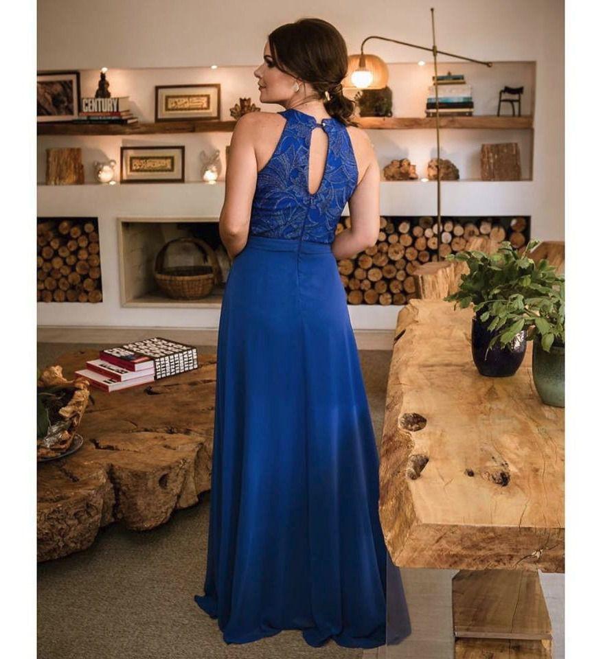 Vestido Festa Azul Royal Longo | atelier-yuwa.ciao.jp