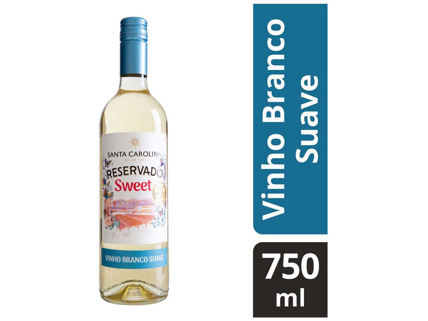 Vinho Branco Suave Santa Carolina Reservado Chile 750ml