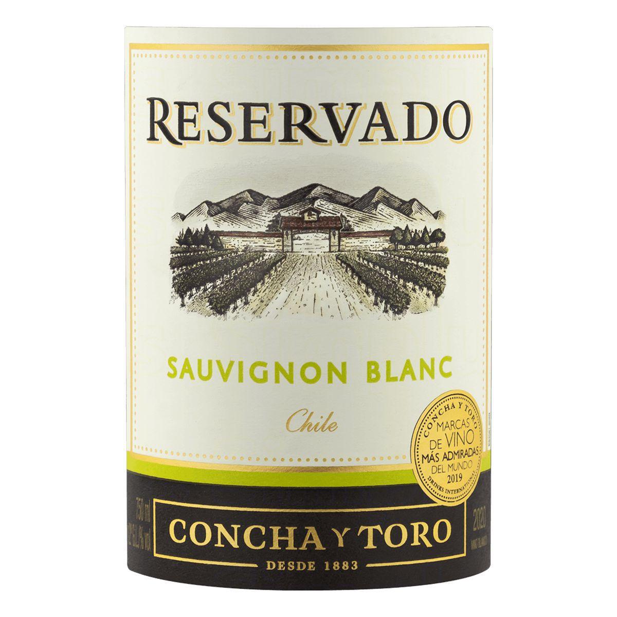 Vinho Concha Y Toro Reservado Sauvignon Blanc 750ml - Vinho - Magazine Luiza