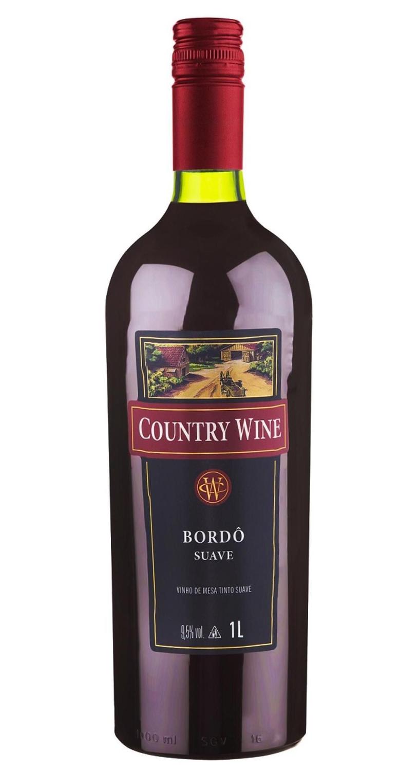 Vinho country wine bordo suave 1lt - MARCA - Vinho - Magazine Luiza