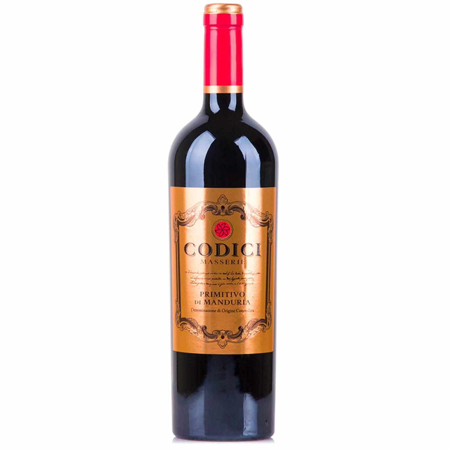 Vinho Italiano Tinto Primitivo di Manduria Codici 2018 - Cantu - Vinho ...