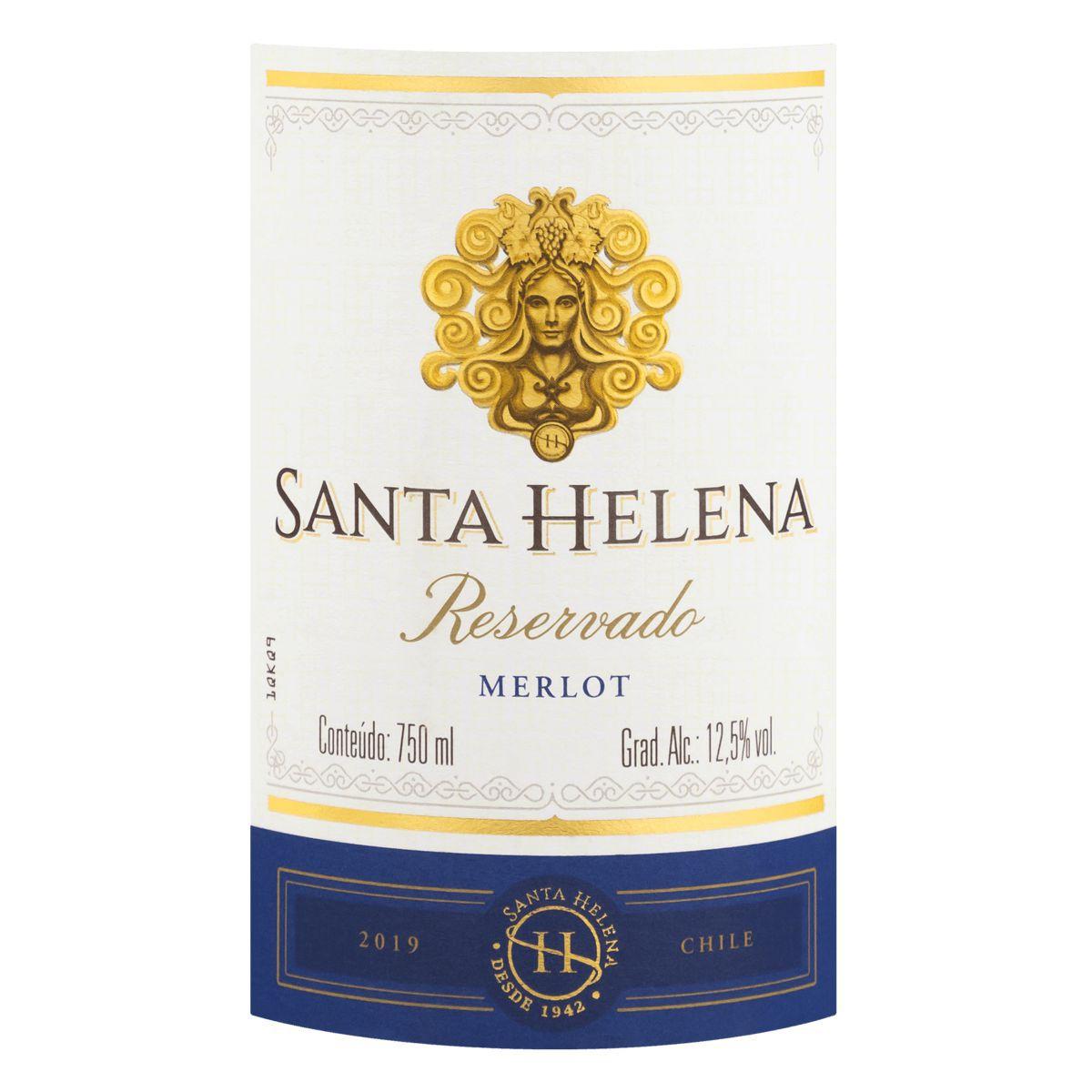 Vinho Santa Helena Merlot Reservado 750ml - Vinho - Magazine Luiza