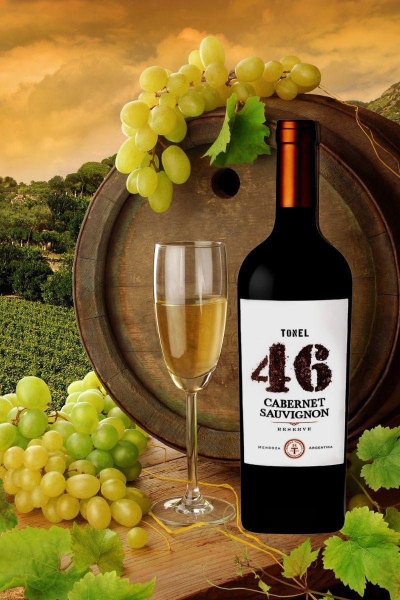 Vinho Tinto Argentino Tonel 46 Cabernet Sauvignon Reserva 2018 - Bodega ...