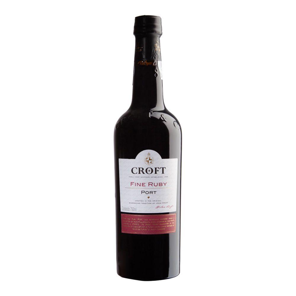 Vinho Tinto do Porto Croft Fine Ruby 750ml - Vinho - Magazine Luiza
