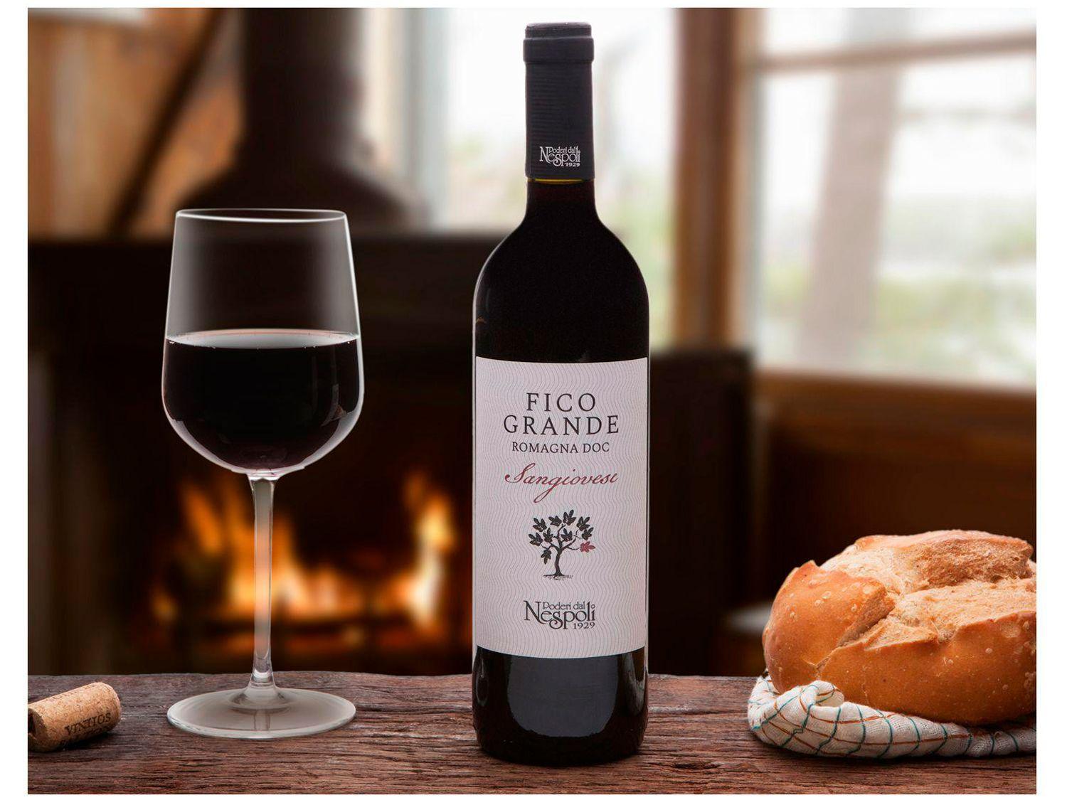 Vinho Tinto Seco Poderi Dal Nespoli Fico Grande Romagna Doc Itália 750ml