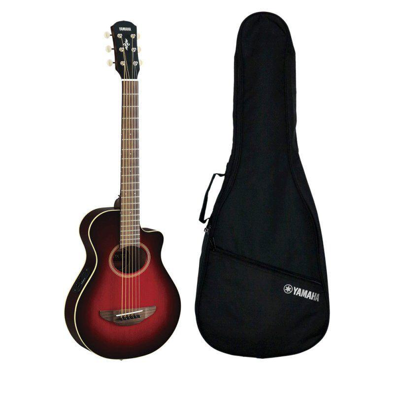 Violão Eletroacústico Yamaha APXT2 DRB Dark Red Burst com 6 Cordas em ...