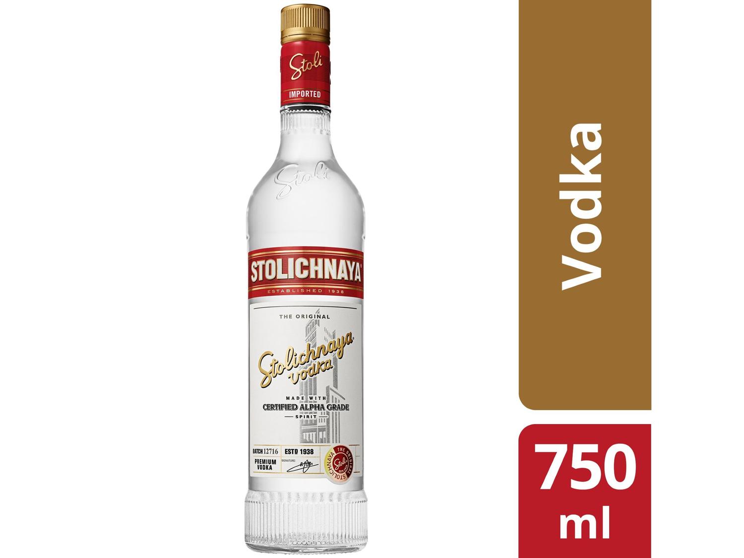 Vodka Stolichnaya Original 750ml