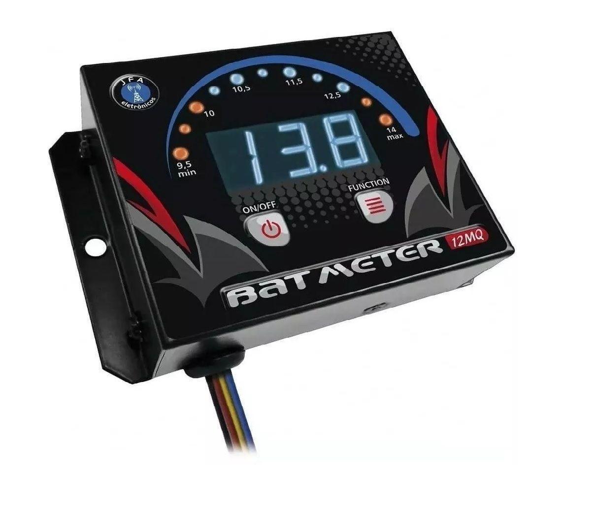 Voltimetro Bat Meter Microcontrolado Quadrado 12mq Jfa - Ferramentas ...
