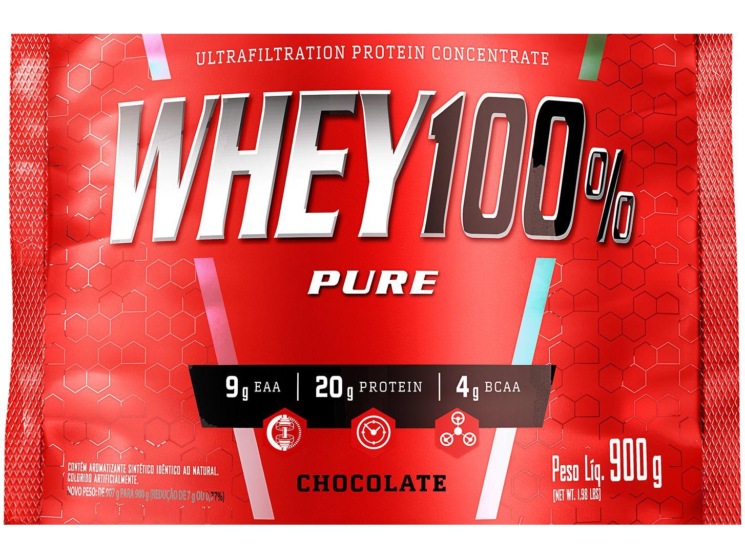 Whey Protein Concentrado Integralmédica 100% Pure 900g Chocolate Natural