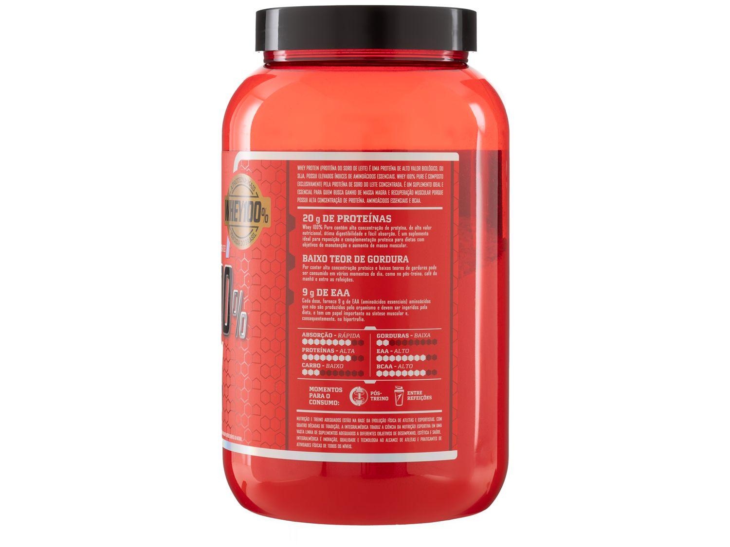 Whey Protein Concentrado Integralmédica 100% Pure - 900g Chocolate