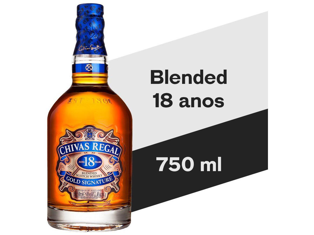 Whisky Chivas Regal 18 anos Blended Escocês
