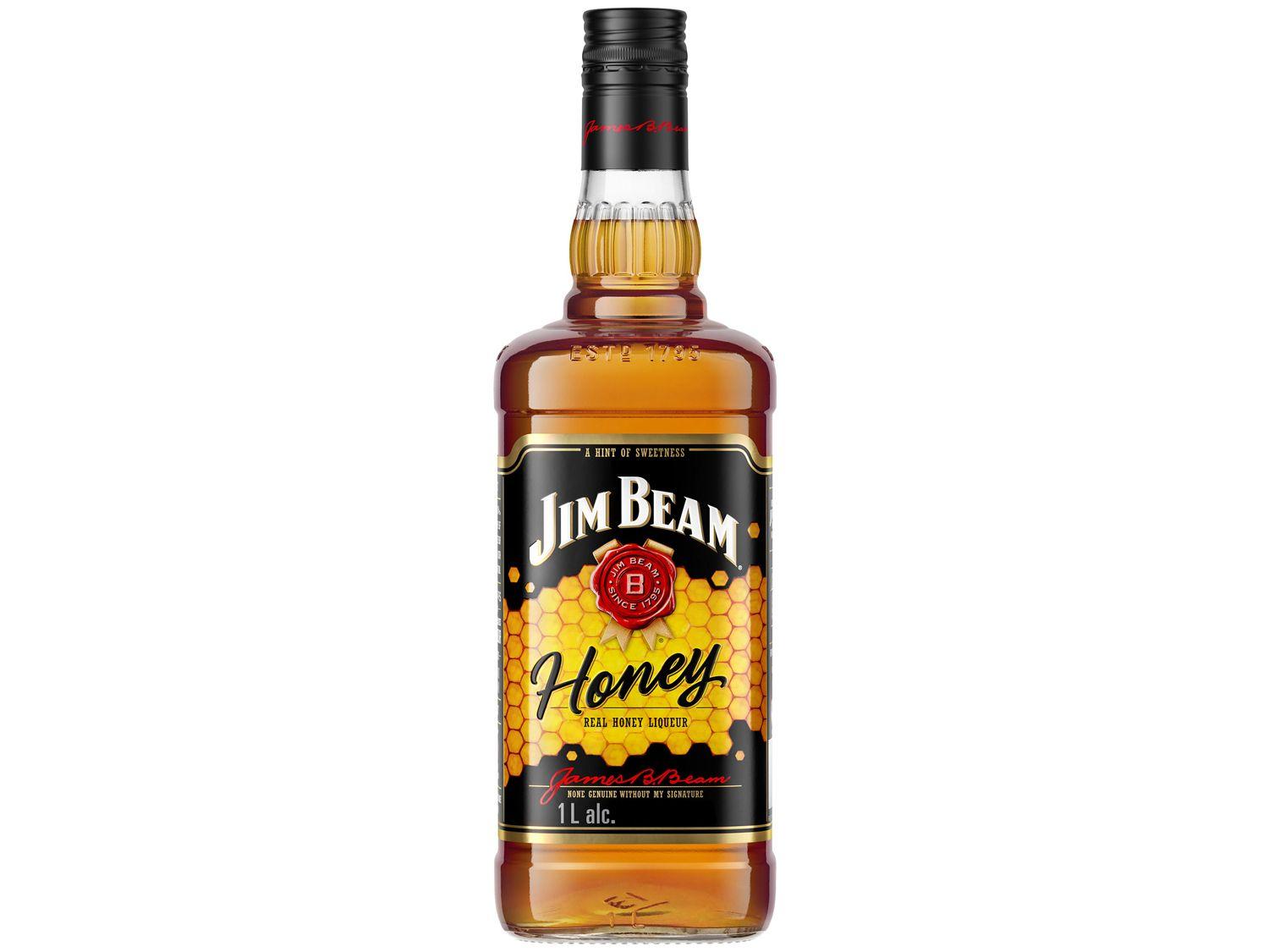 Whisky Jim Beam Honey Licor de Bourbon 4 Anos Americano 1L