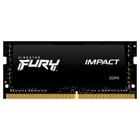 Memória SODIMM 16GB DDR4 2666MHz Kingston Fury Impact - para Notebook - CL15 - KF426S15IB1/16 ...