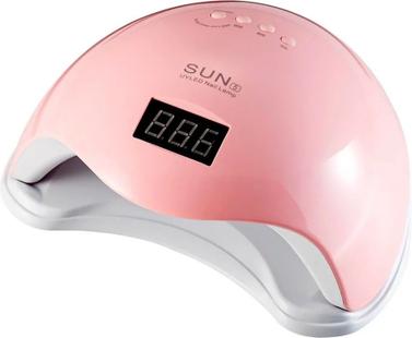 Cabine Sun 5 Led E Uv 48w Digital Bivolt Unhas Gel Rosa - Sun One ...