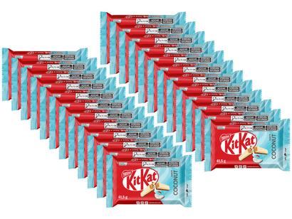 Barra de Chocolate Kit Kat Coconut Integral 41,5g 1 Display com 24 ...