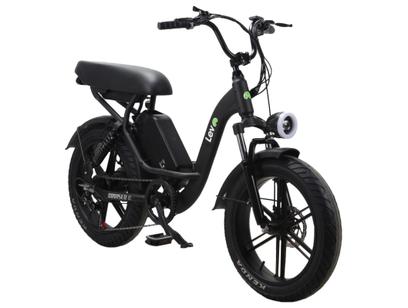 Bicicleta Elétrica Aro 20" Lev Cruiser C 1000W - Preto
