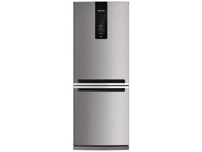 Geladeira/Refrigerador Brastemp Frost Free Inverse Prata 443L com Turbo ...