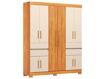 Guarda-roupa Casal com Sapateiro 4 Gavetas 10 Portas Demóbile Vizanno