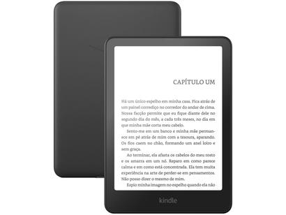 Kindle Paperwhite 12ª Geração 2024 Amazon 7" 32GB 300 ppi Preto Metálico