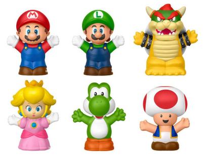 Mini Figura Little People Super Mario Fisher-Price