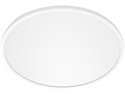 Plafon de Sobrepor Redondo Branco com Lâmpada Integrada LED 18W Philips ...