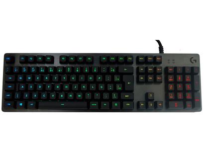 Teclado Mecânico Gamer RGB Logitech G512 Carbon
