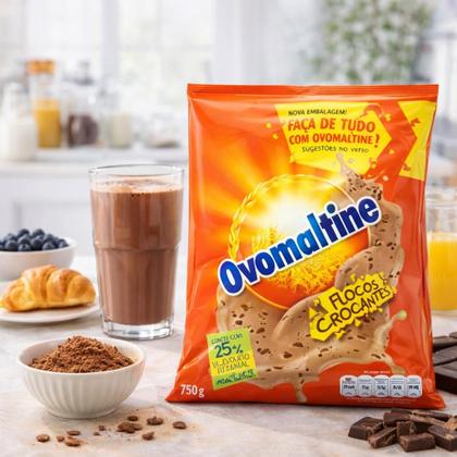 Achocolatado ovomaltine pacote 750g sabor inconfundível e textura ...