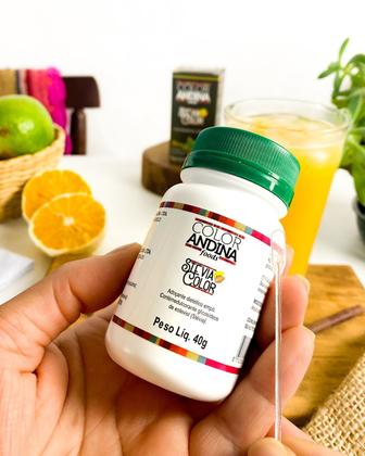 Adoçante Stevia Color Andina 100% Natural Em Pó Pote 40g Sem Sabor ...