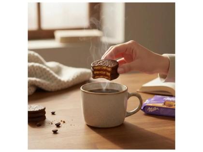 Alfajor Milka Argentino Mousse Chocolate Triplo C/ 4 Unid 220g ...