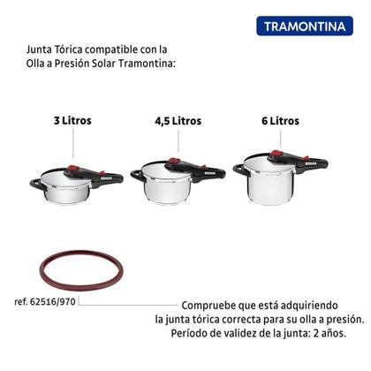 Anel De Vedação Para Panela De Pressão Tramontina Solar Em Silicone 22 ...