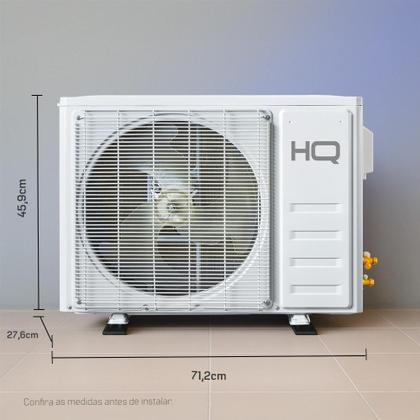 Ar Condicionado Split HQ Hi Wall Inverter 9.000 BTU/h Quente e Frio ...