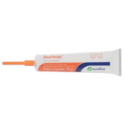 Auritop Gel Ourofino coceira no ouvido. 15g - Otológico Pet - Magazine ...