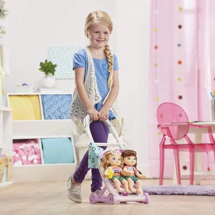 Baby Alive Bebe Little Ana Loira Com Carrinho Hasbro - Brincadeiras de ...