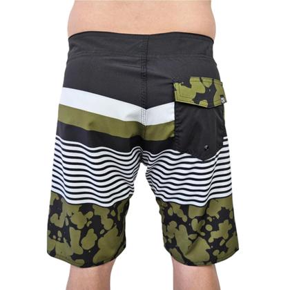 Bermuda de Surf Masculina Verde com Estampa Strike Force - Ethical ...