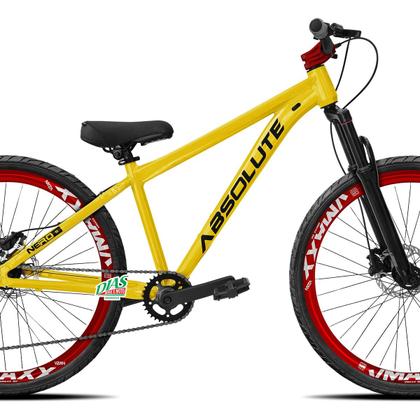 Bicicleta Absolute Nero 5 Freio Hidraulico 26 Freeride Pronta para Grau ...