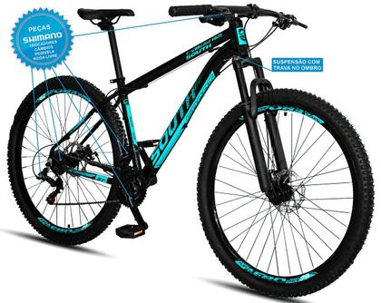Bicicleta Aro 29 South Voltz Grupo Shimano 21 Velocidades Freio a Disco ...