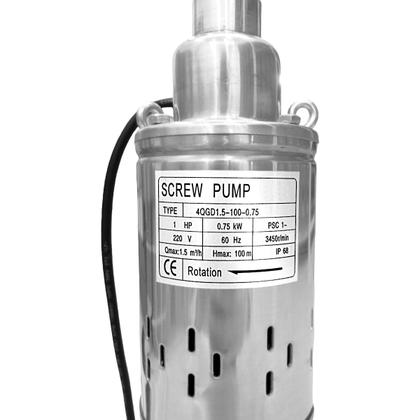BOMBA SOLAR PARA POÇO ARTESIANO 750W MODELO 92GPD1.5-80-750W 1.5M3/H ...