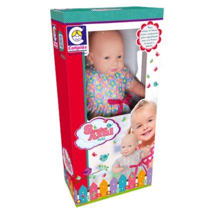 Boneca Infantil Sonho Azul 56cm Bebezão Menina Em Vinil Bebê Grande ...