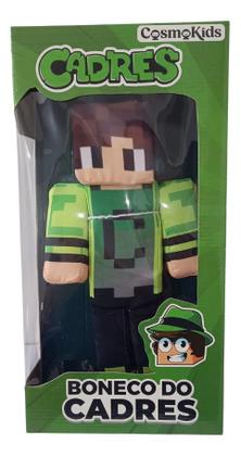 Boneco Minecraft Cadres Youtuber Gamer Articulado Grande - Cosmokids ...