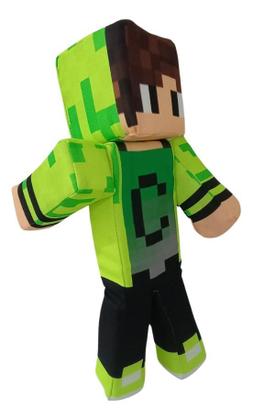 Boneco Minecraft Cadres Youtuber Gamer Articulado Grande - Cosmokids ...