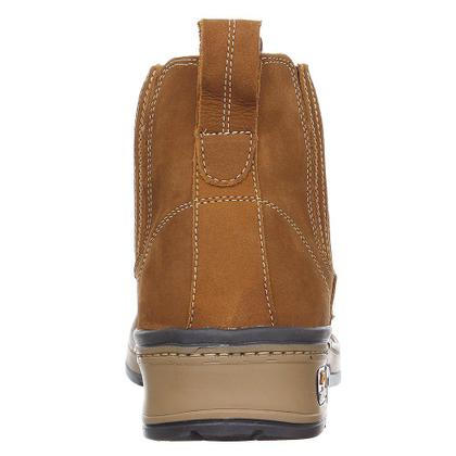 Botina Unissex Caramelo Básica Bico Redondo Zebu 31224 - Bota Masculina ...