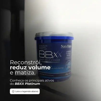 Botox Capilar BBXX Platinum Blond Matizador 1kg - Natumaxx - Cuidados ...