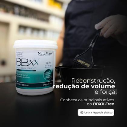 Btx BBXX Balm Xtended Black 1kg + Free 1kg NatuMaxx + Brinde - Máscara ...