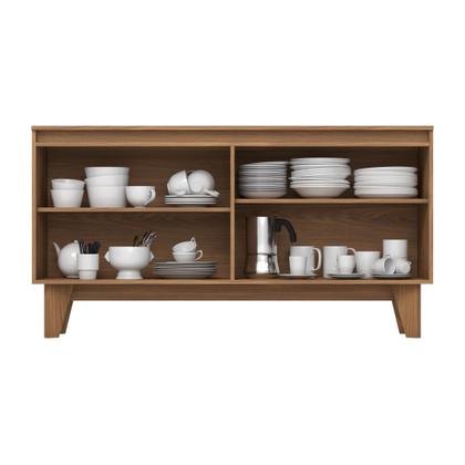 Buffet Aparador 4 Portas 150cm em MDP com Portas em MDF Nature Off ...