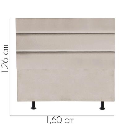 Cabeceira Estofada Turim 160 cm Queen Size Quarto para Cama Box ...